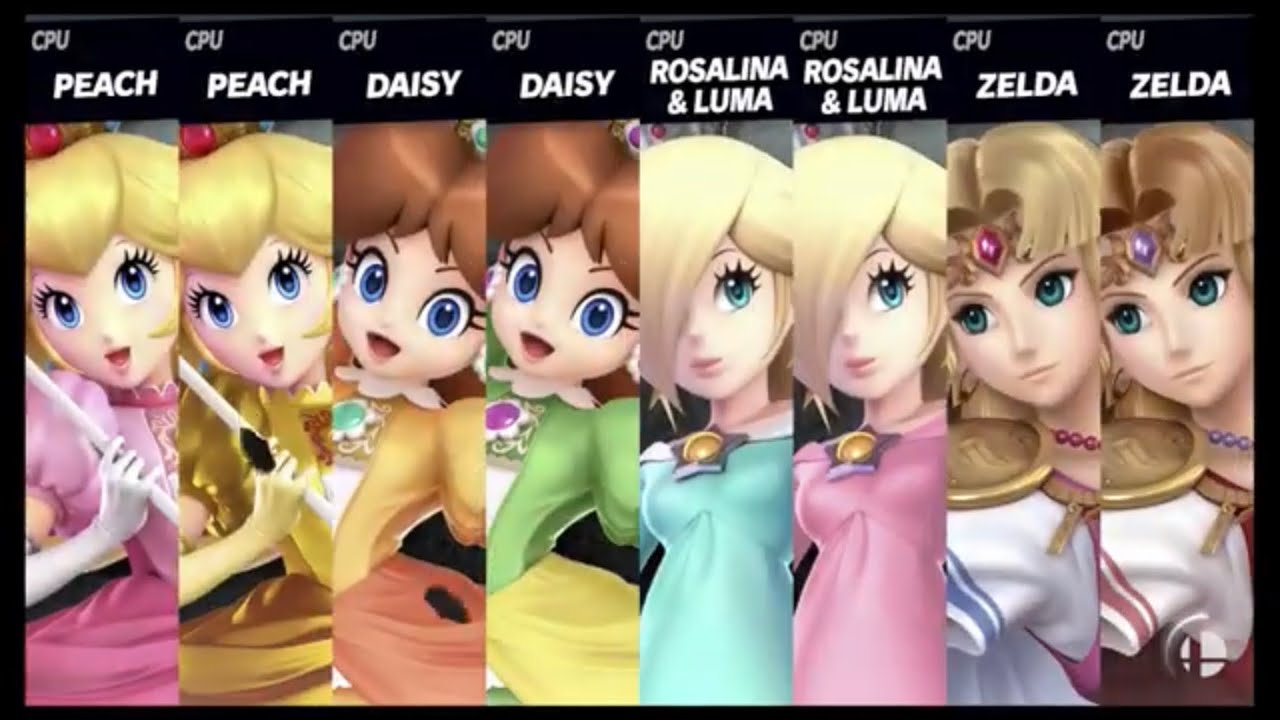 Super Smash Bros. Ultimate - Princess Elimination Tournament - YouTube