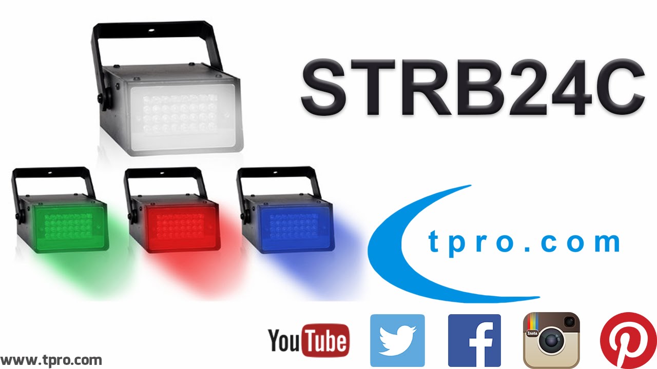 Pro DJ Mini Strobe Stage Light - YouTube