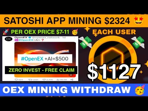 Core Dao $11 Oex Mining withdraw 🥳 new update | Satoshi app news today ...