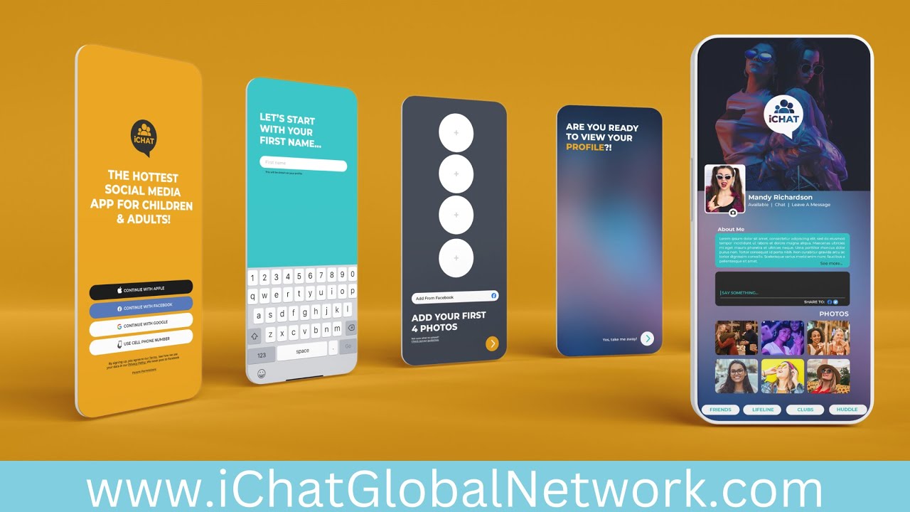 iChat Global Network Social Media App! Promotional Video - YouTube