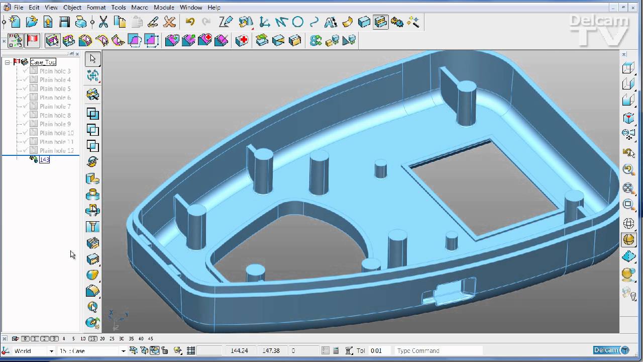 History Tree Rewind - PowerSHAPE 2013 R2 - YouTube