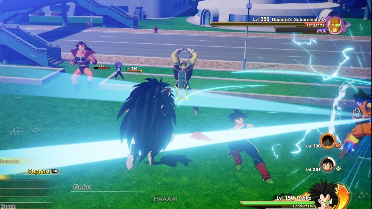 DRAGON BALL Z: KAKAROT:SAIYANS BARDOCK, GOKU & RADITZ FATHER & BROTHER ...