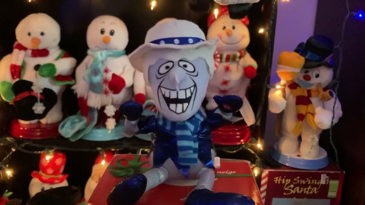 (Modified) 2019 Gemmy Dancing Snow Miser "Sings Snow Miser song" - YouTube