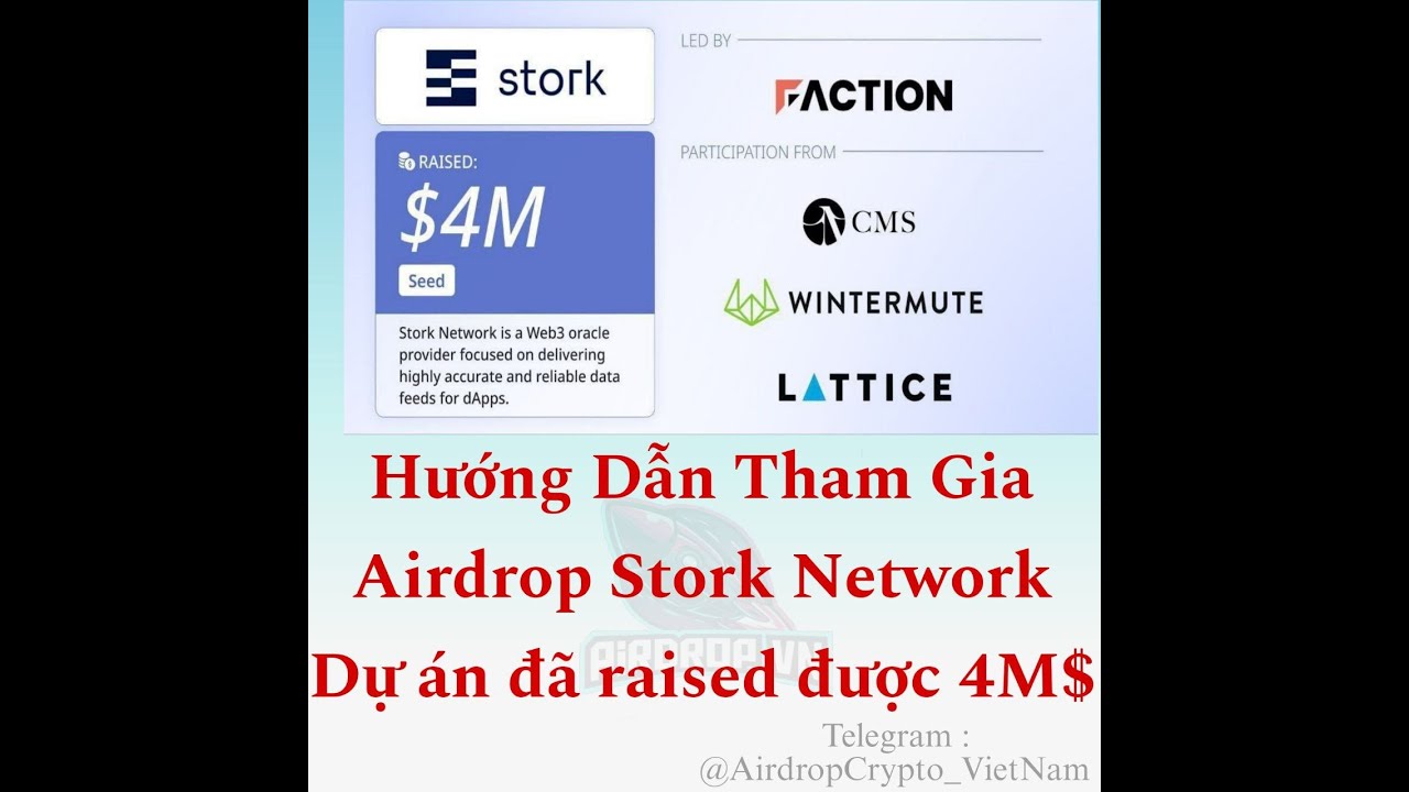 Hướng Dẫn Tham Gia Airdrop Stork Network - YouTube