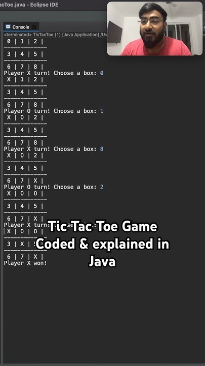 Java Program To Play Tictactoe Game Java Javacoding Javaclass Coding Learncoding Code