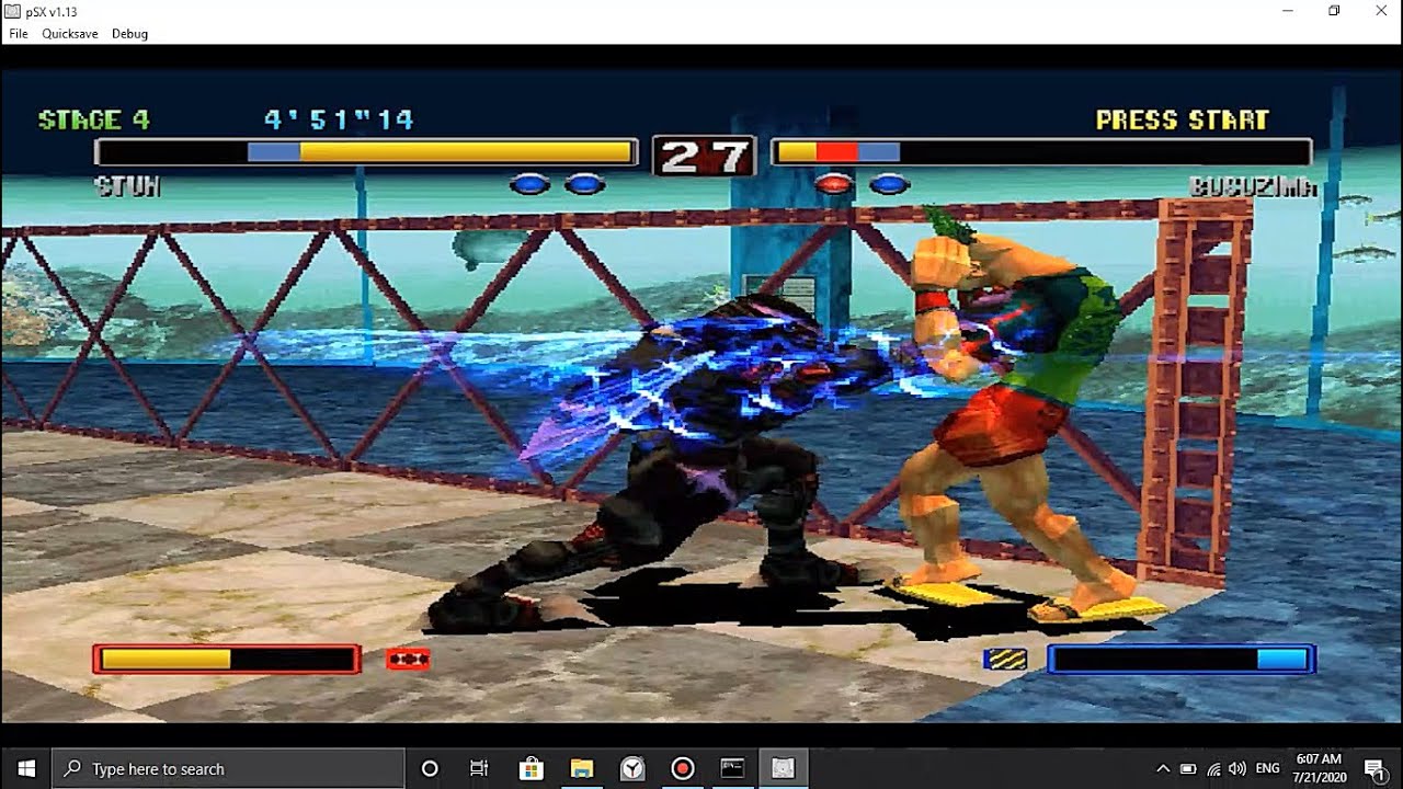 Stun(The Insect) defeats Busuzima(The Chameleon) (#1) - Bloody Roar 2 ...