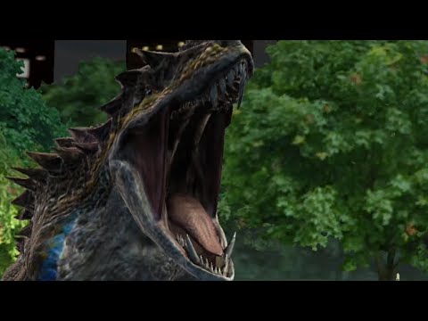 Megalosuchus the Attack Increasing Bite Crocodile Hybrid || Jurassic ...