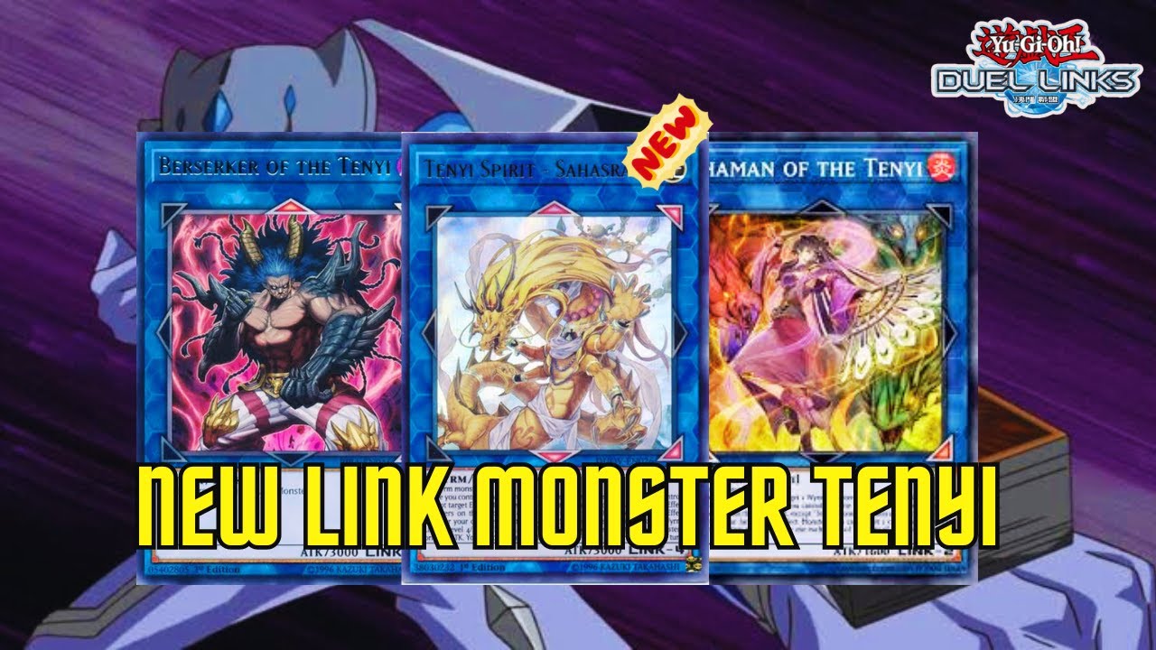 New Link 4 Monster Tenyi Spirit Sahasrara - Yugioh Duel Links - YouTube