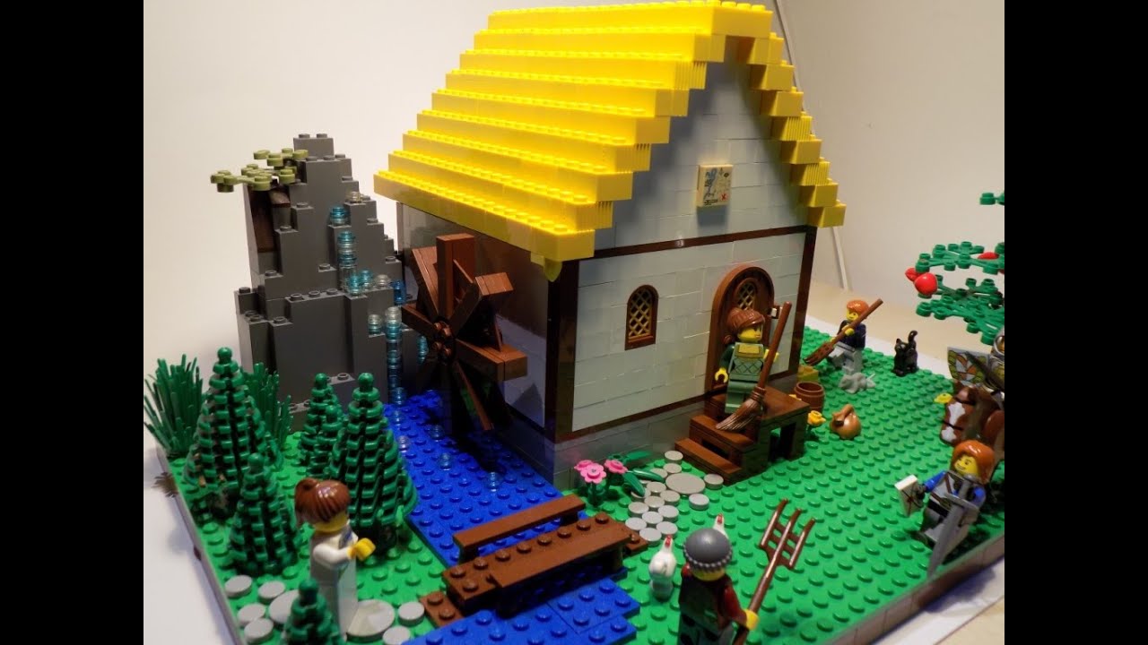 LEGO watermill - MOC - YouTube
