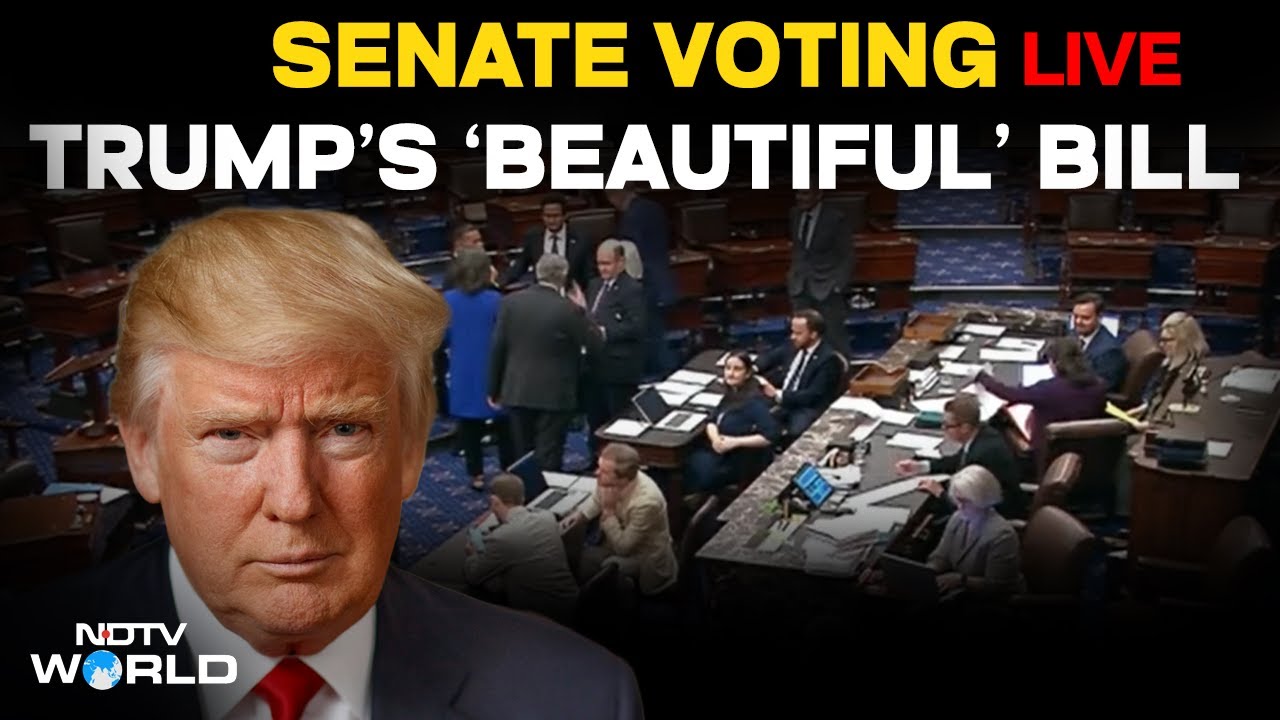 US Senate LIVE | Big Beautiful Bill Voting LIVE | Donald Trump News ...