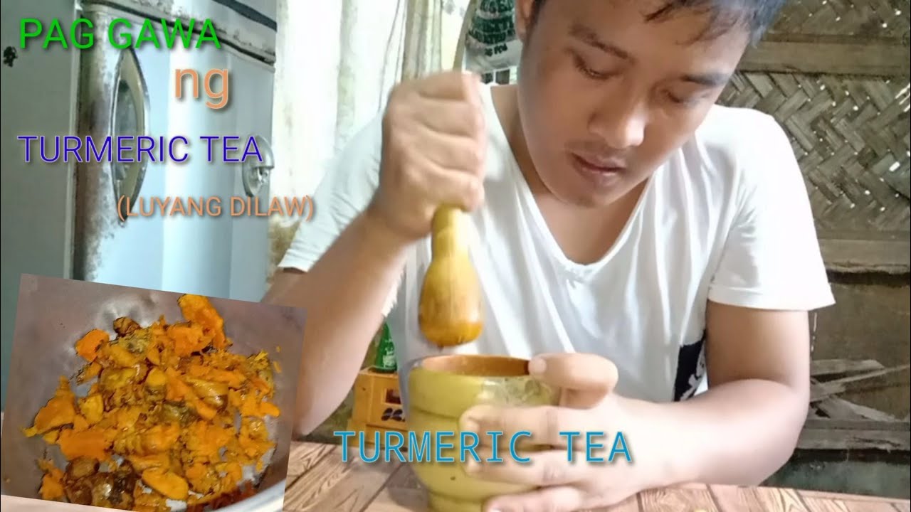 PAGGAWA ng TURMERIC TEA (LUYANG DILAW)//vlog 50 - YouTube