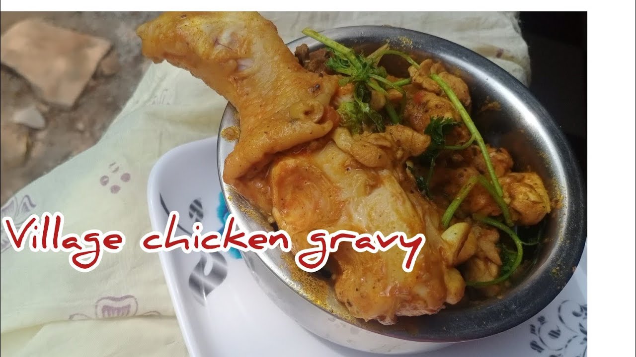 namma Village cooking style chicken gravy - YouTube