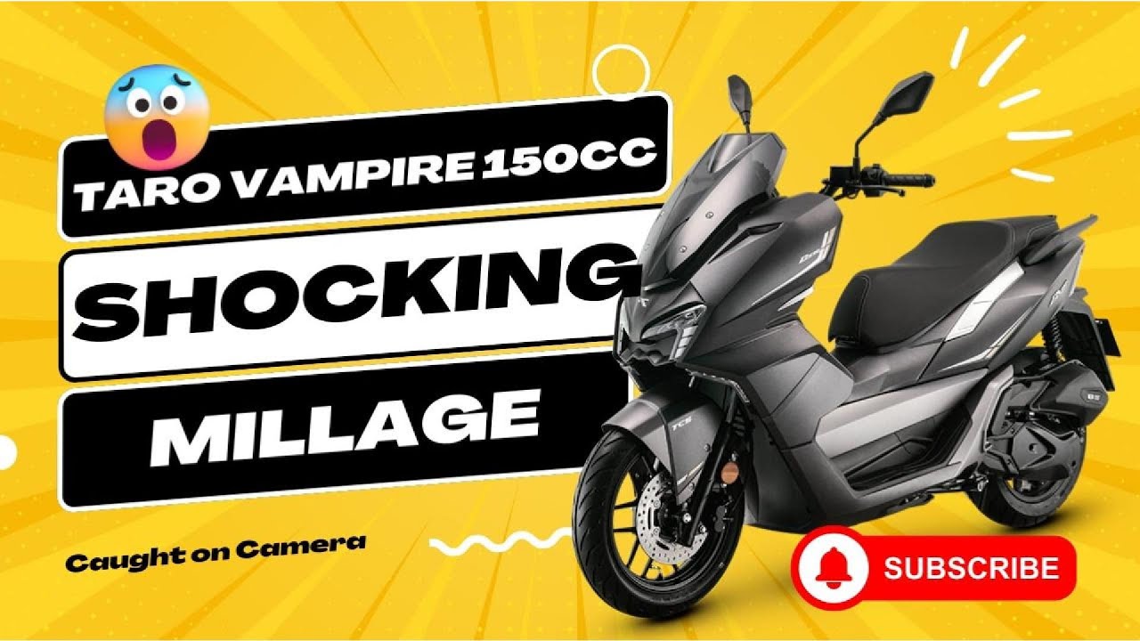 Shocking millage of Taro vampire 150cc (ron150T) - YouTube