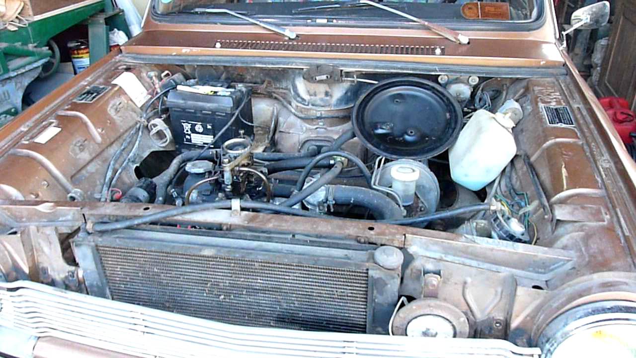 Redémarrage Simca 1100 GLS-1974 - YouTube