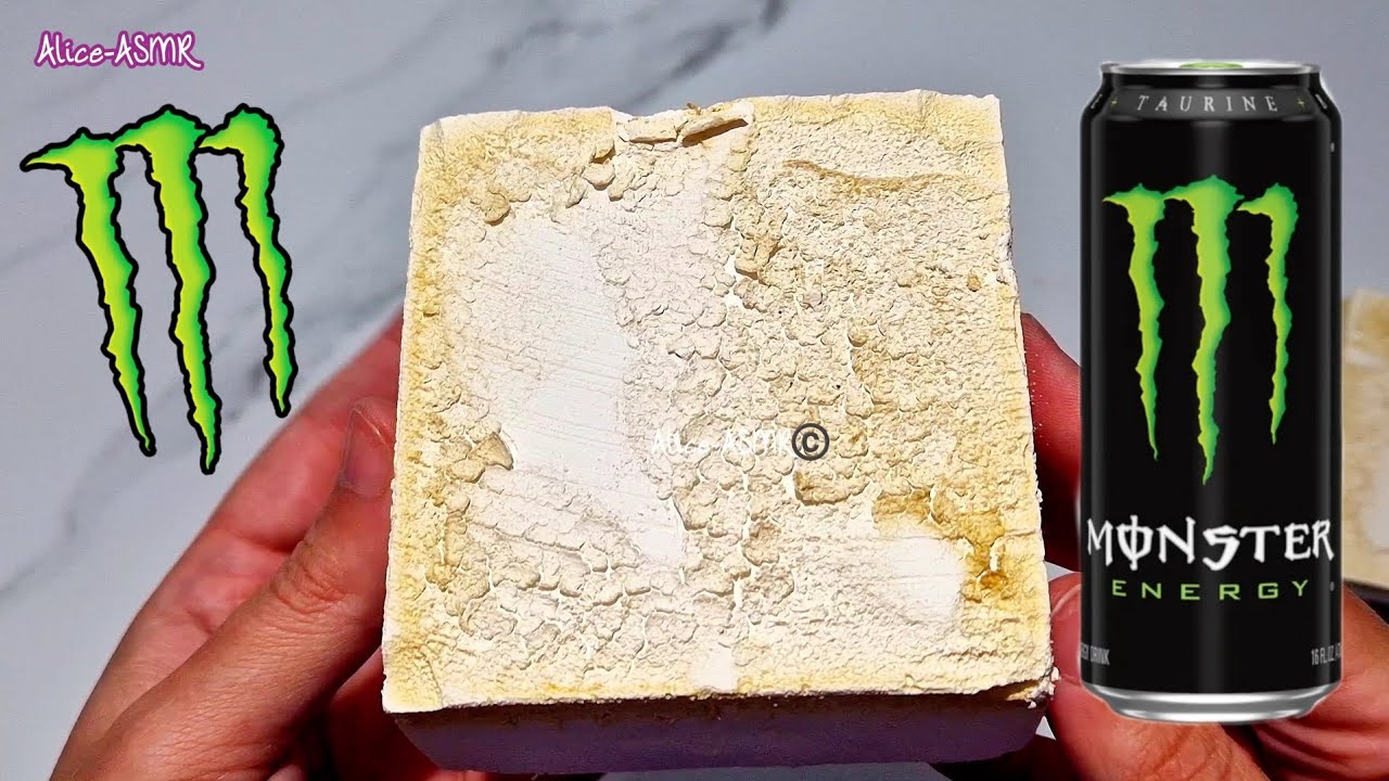 Gym Chalk Soaked In Monster Energy Drink | Dehydrated Results ...
