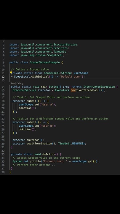 Java 21 Scoped Values: Revolutionizing Thread-Safe Data Management - YouTube