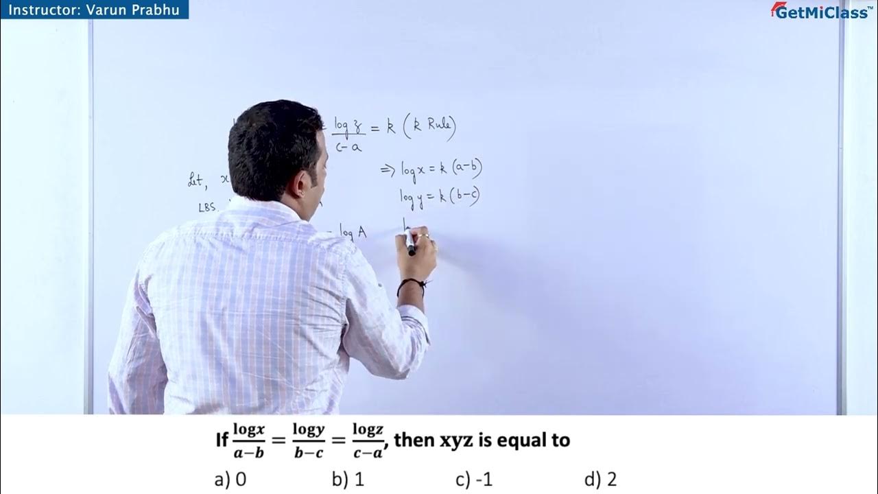 Logarithm Properties Simplified in 5 Steps JEE 11th Maths Logarithms and Linear Inequalities ...