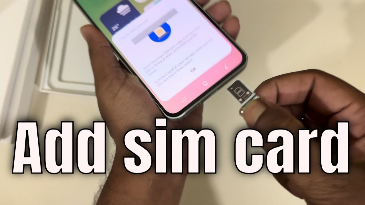 How to add sim card Samsung a56 5g (Quick & Easy) - YouTube