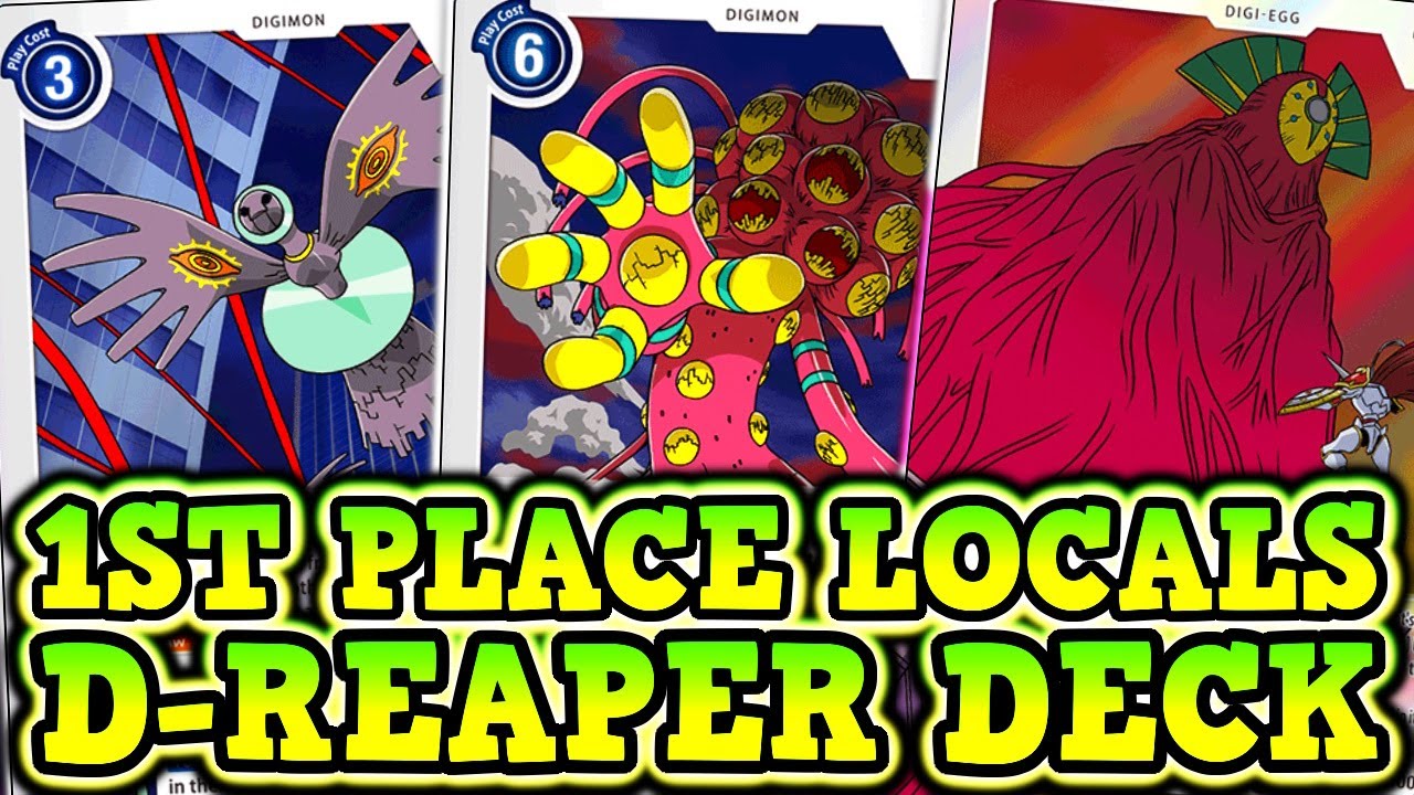 1st Place Locals D-Reaper Deck • Digimon TCG BT11 Format - YouTube