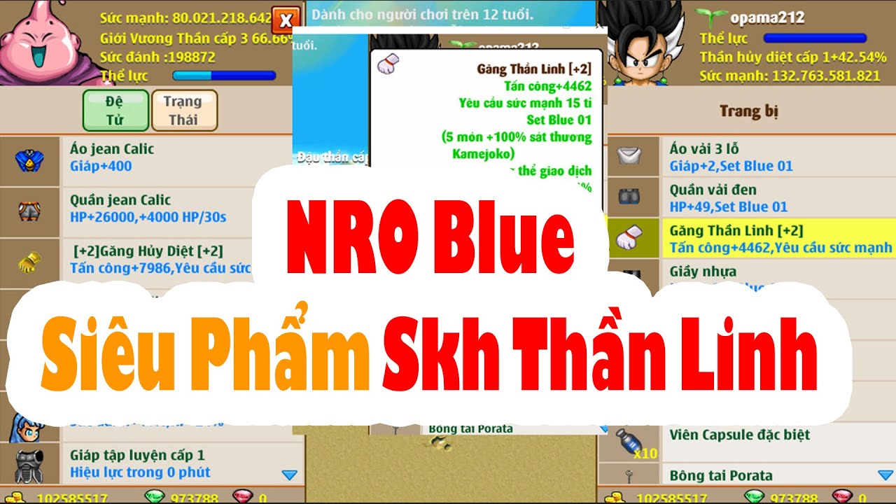 Review Acc - NRO Blue Cầm trong tay siêu phẩm Set kích hoạt songoku ...