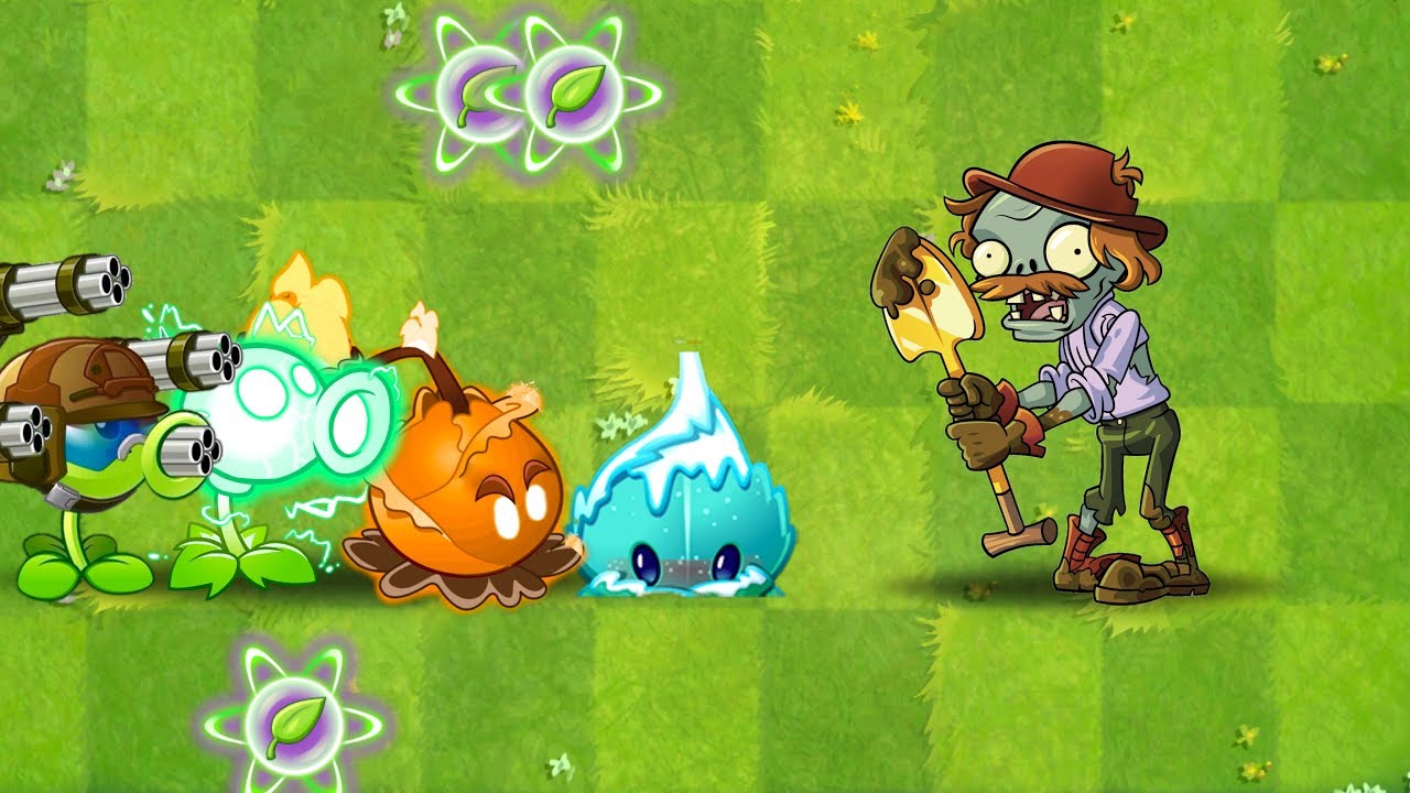 Plants vs Zombies 2 Every Plants Power UP VS Excavator Zombie in ...