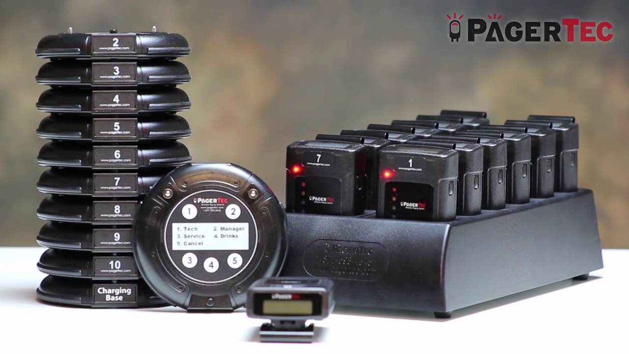 Pagertec- Wireless Call Buttom - YouTube