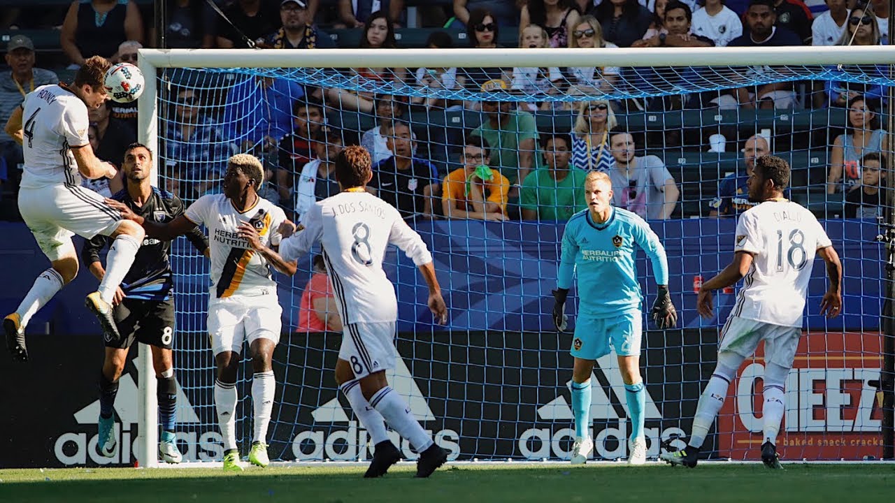SAVE! Jon Kempin makes a great double save to keep the score level ...