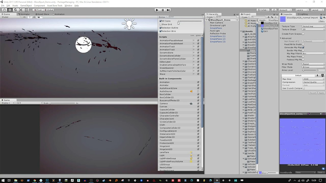Unity - Blood Spurt - YouTube