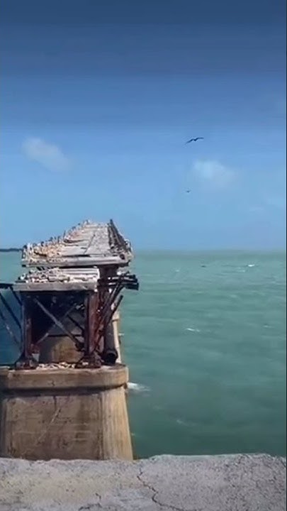 #shorts Way to Key west / Дорога к острову Кей Вест. Мост разрушенный ...
