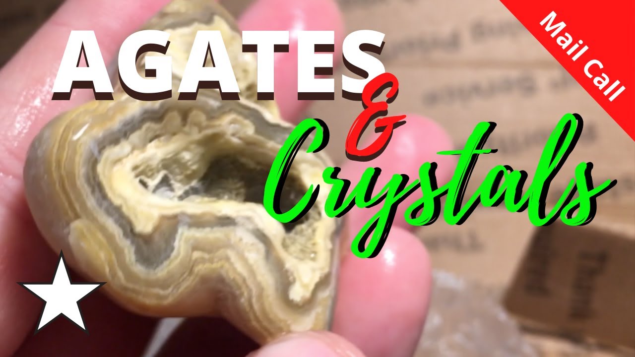Banded AGATES and CRYSTAL geodes: Mail from Gravel Bar Hopper, Rebecca ...