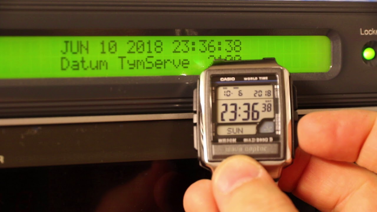 Casio Wave Ceptor accuracy test - YouTube