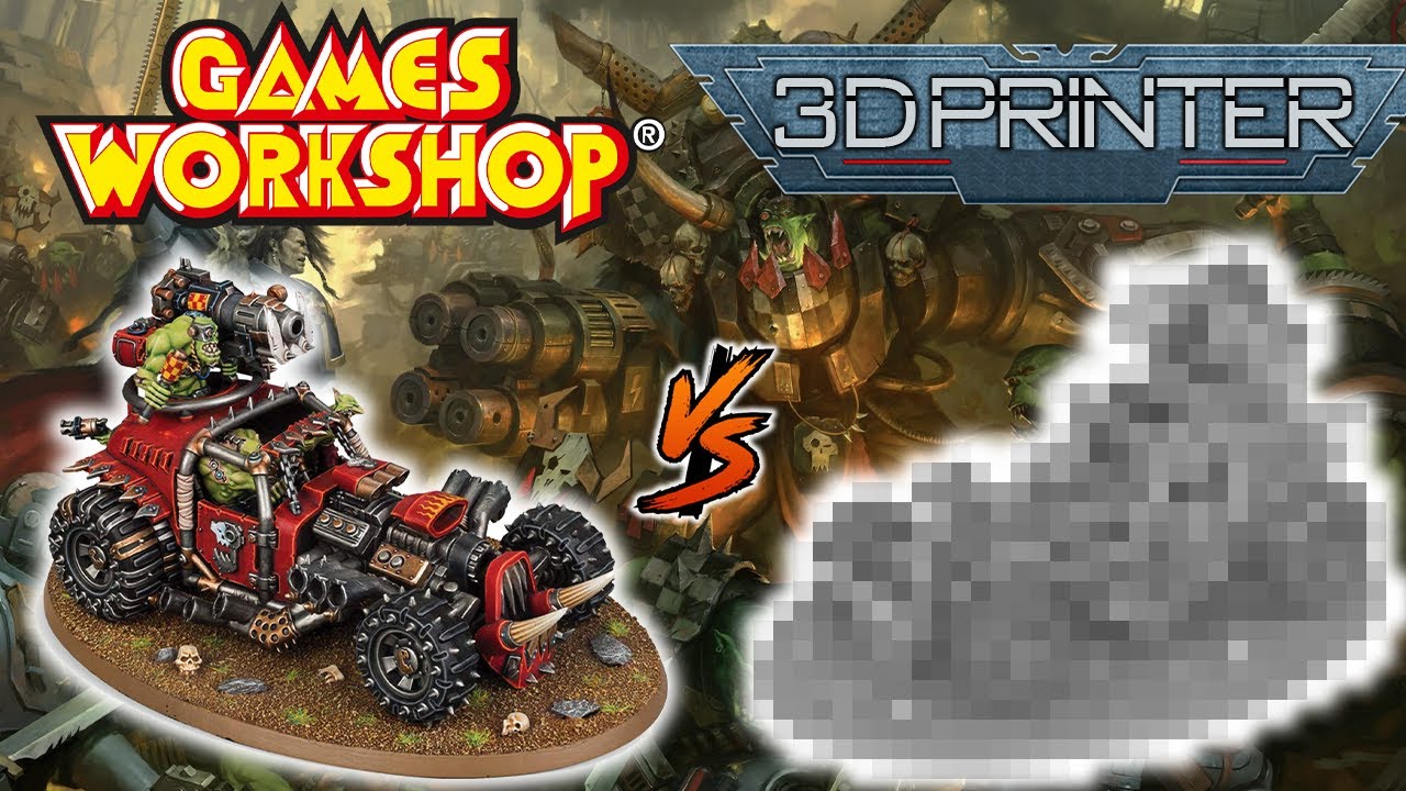 Kustom Boosta-Blasta Warhammer 40k 3D Printed Model Spotlight - YouTube