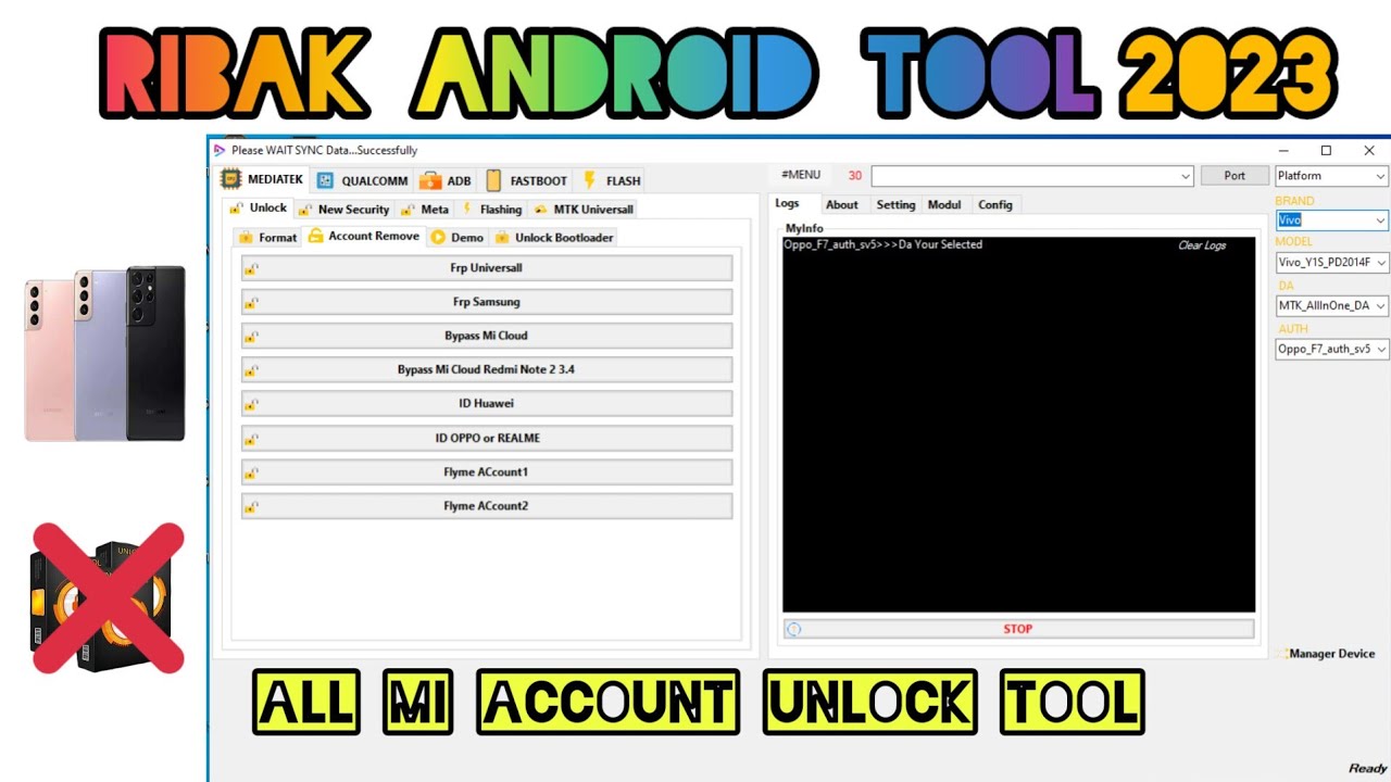 Ribak Android Tool 2023 | All mi Account Unlock Tool | Mtk Qualcomm Frp Unlock Tool 2023 - YouTube