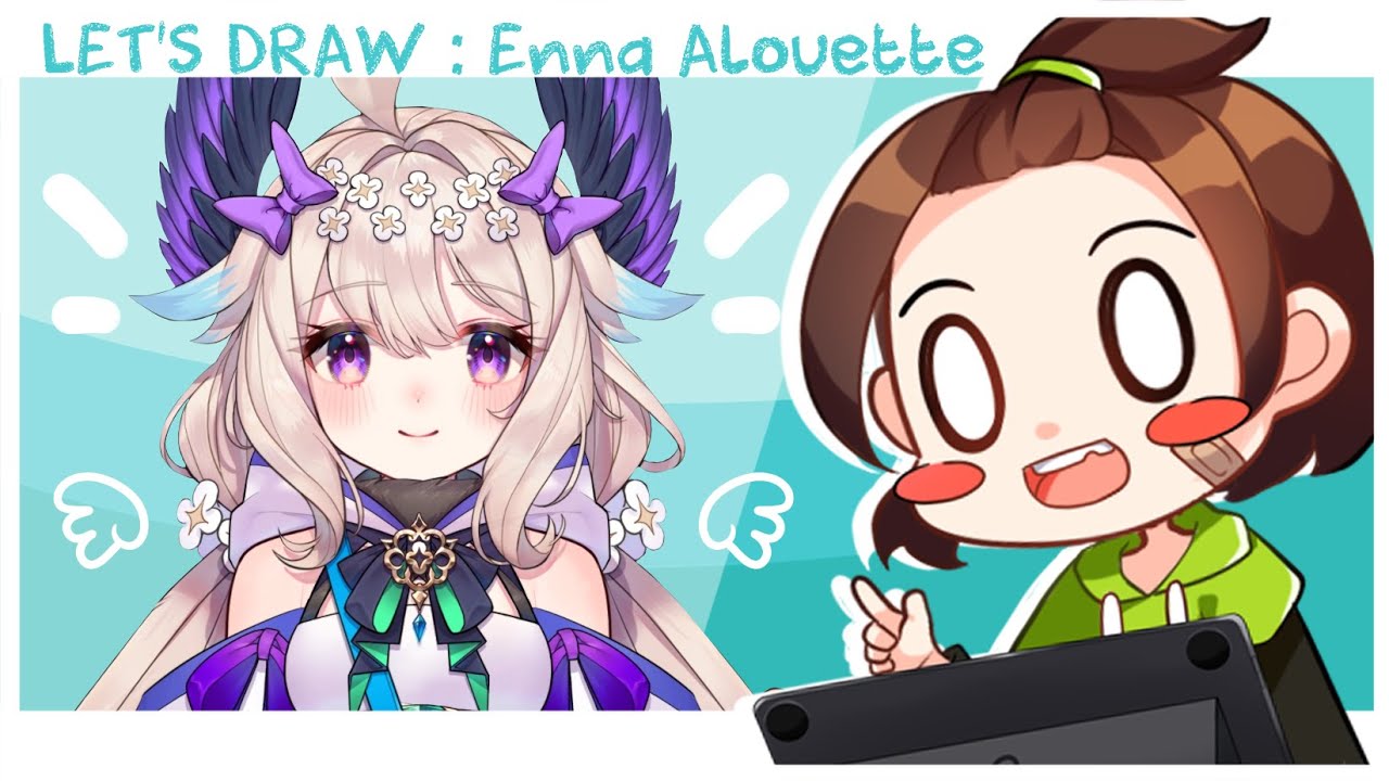【DRAWING】LET'S DRAW! Enna Alouette | NIJISANJI EN | #Ethyria | Vtuber ...