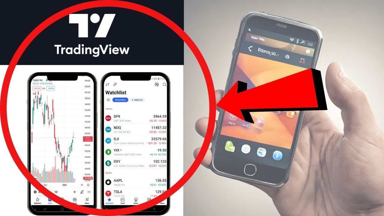 Cómo FUNCIONA la App de Tradingview en celular | Aprende a usar la ...