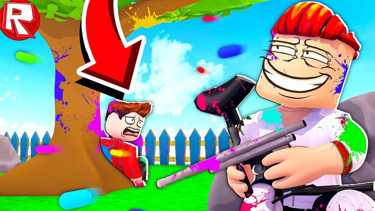 БОЛЬШОЙ ПЕЙНТБОЛ в РОБЛОКС! КУПИЛ ЛАЗЕРНУЮ ПУШКУ ЗА 333.333$! Roblox ...