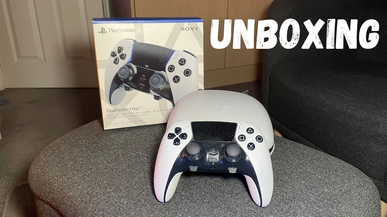 Playstation 5 Dualsense EDGE Wireless Controller Unboxing - YouTube
