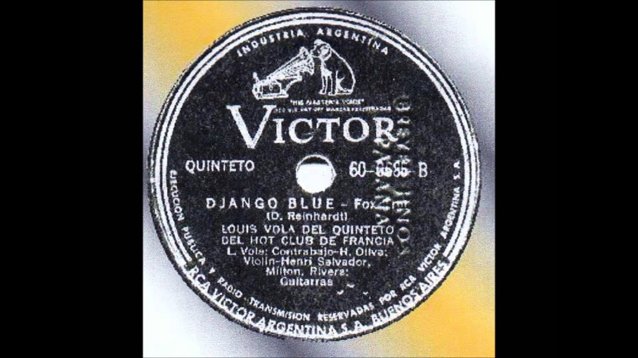 Louis Vola Django Blue 1945 - YouTube