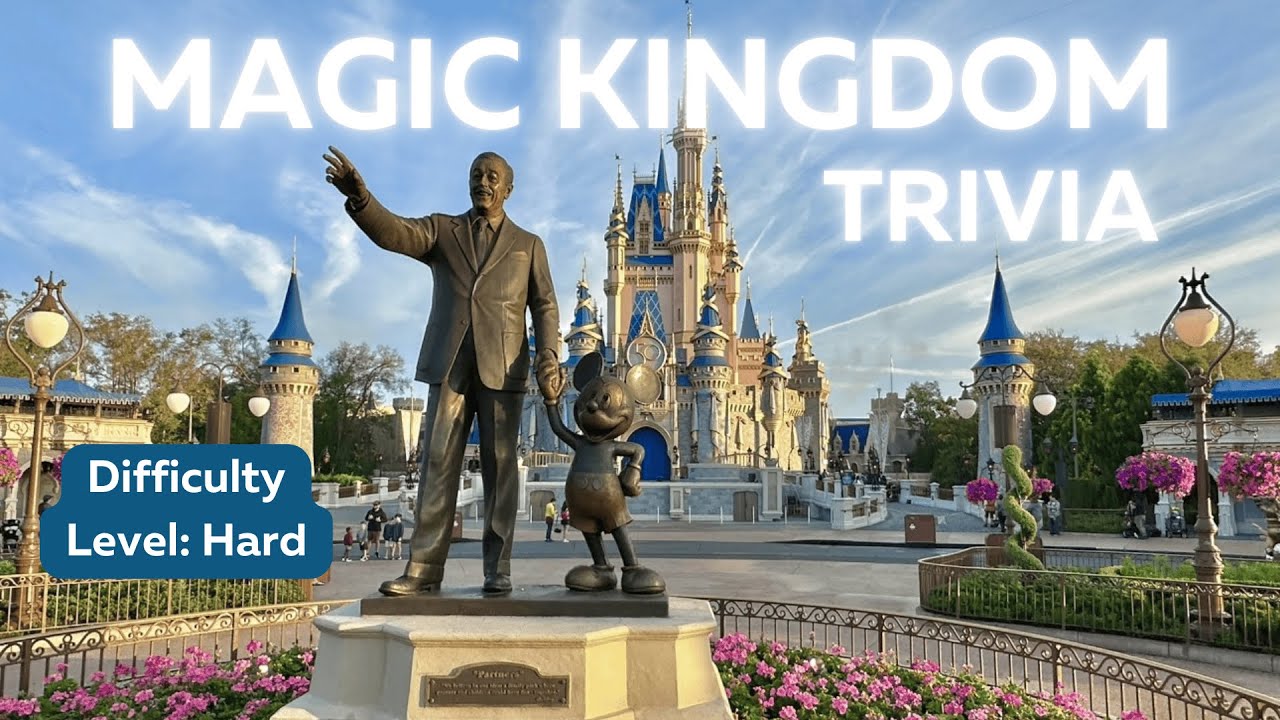 Magic Kingdom Trivia difficulty level hard 2 - YouTube