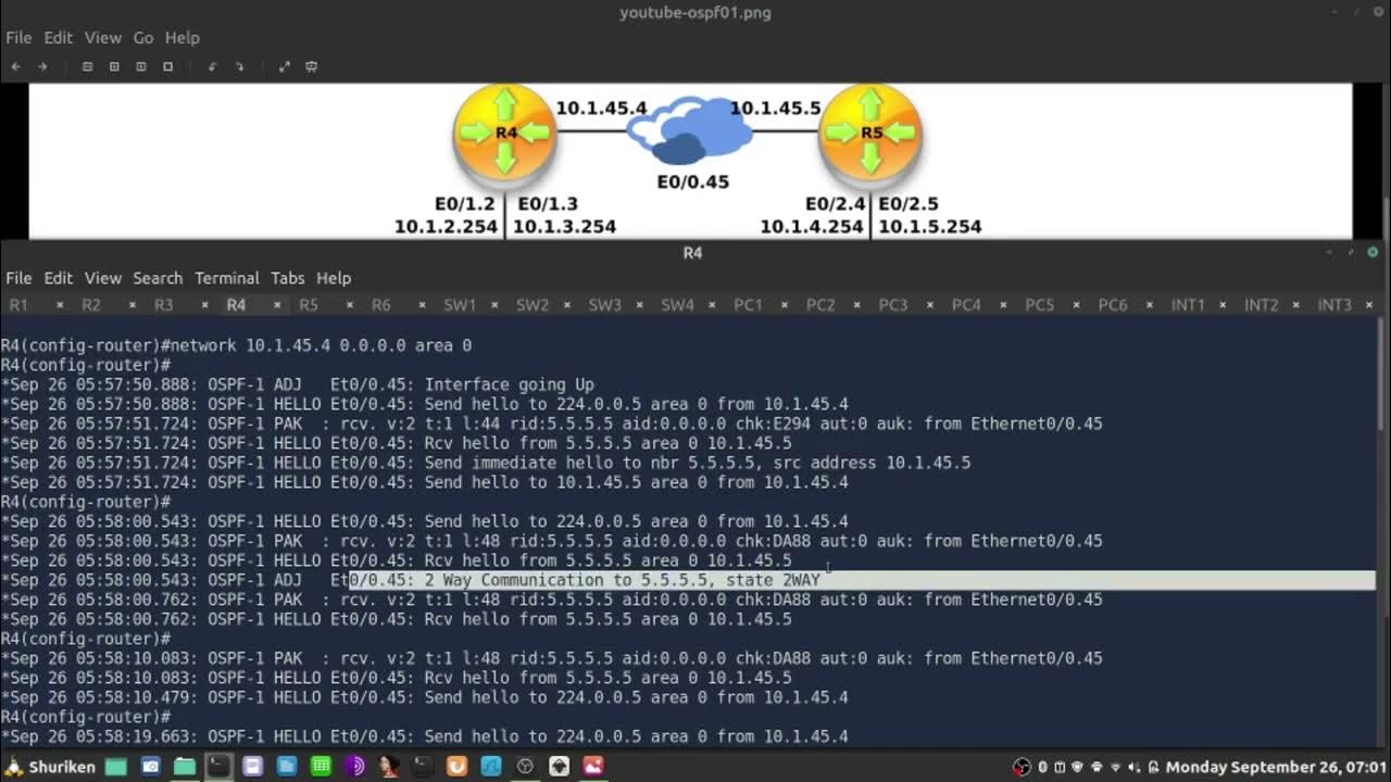 30 - OSPF Deep Dive: Neighbor Adjacency Debug - YouTube