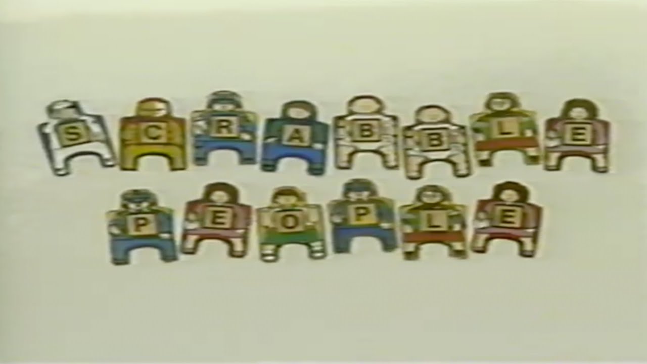 LEARN TO SPELL WITH THE SCRABBLE PEOPLE (1991) —Kid Vid [VHS ...