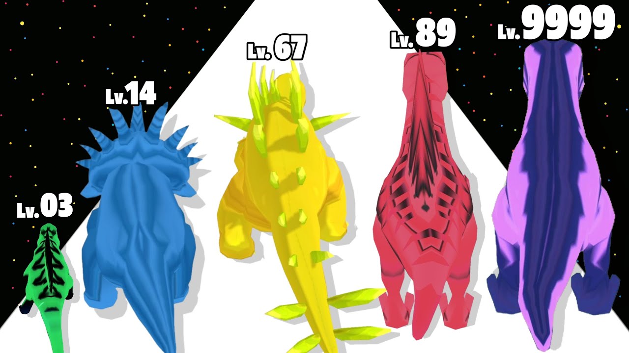 Dinosaur Evolution: Runner Game - Level Up Dinosaur Max Level Gameplay (Dino Run) - YouTube