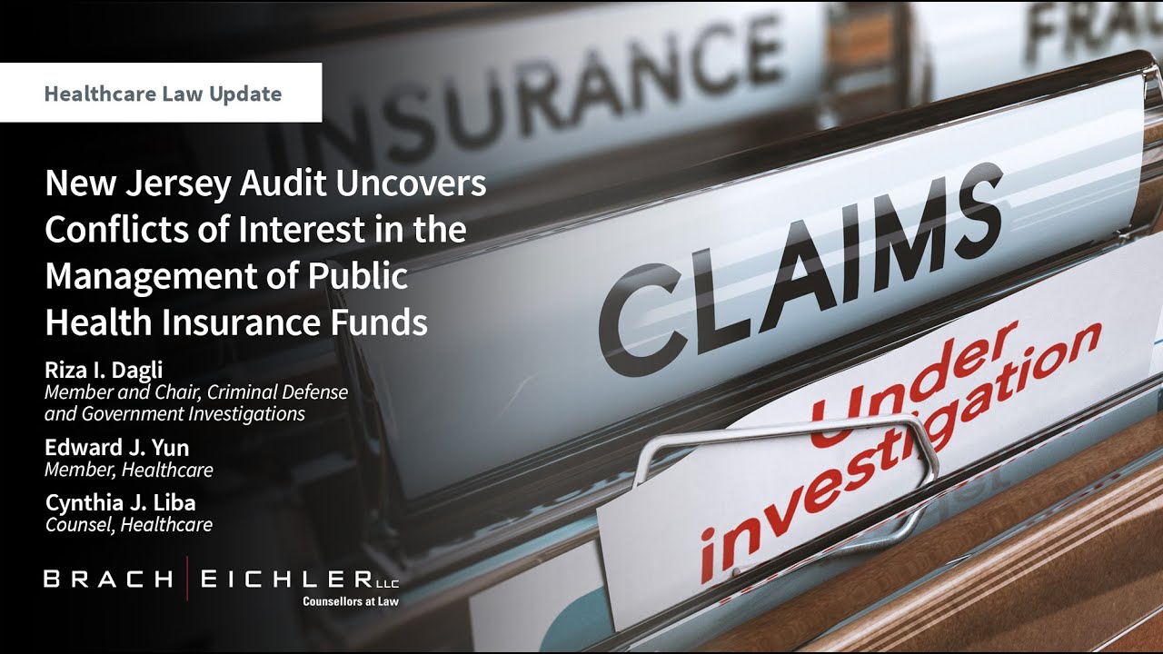 New Jersey Audit Uncovers Conflicts of Interest in the Management of ...