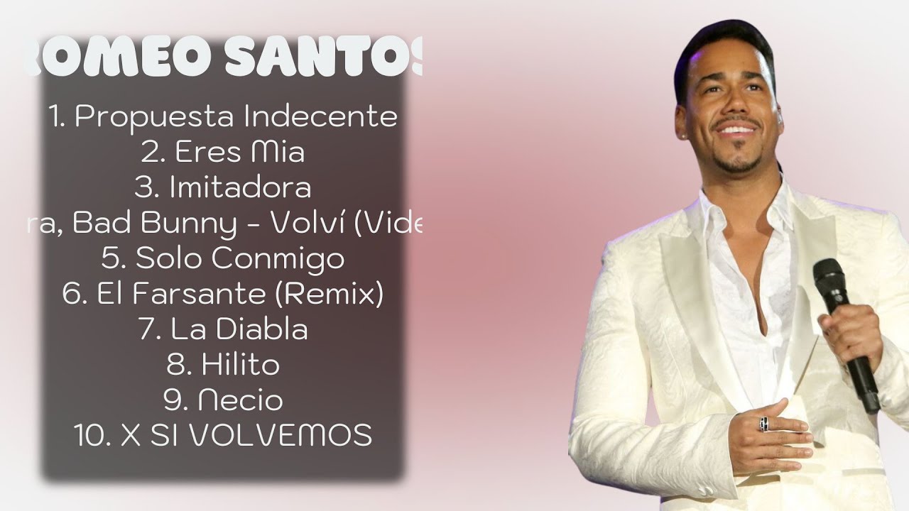 ️ Romeo Santos ️ ~ Playlist 2024 ~ Best Songs Collection 2024 ...