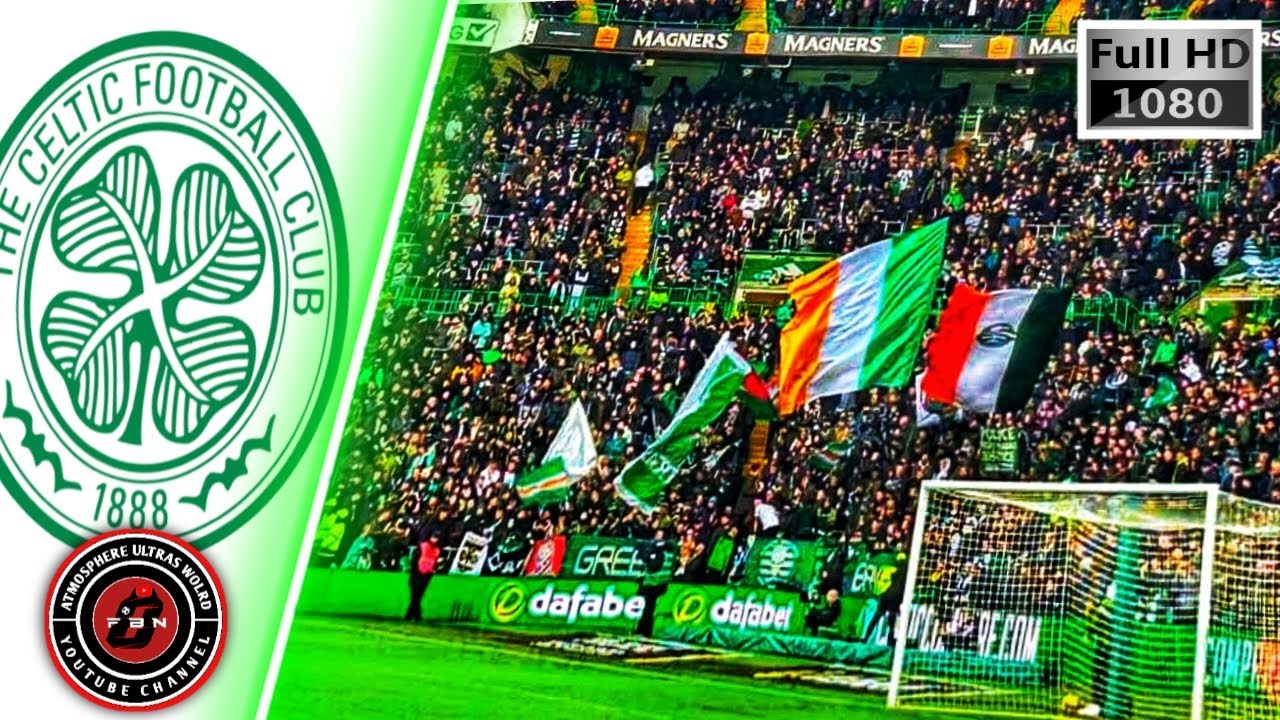 🟢⚪ ATMOSPHERE CELTIC FANS At Celtic Park | Celtic • Kilmarnorck 2-0 ...