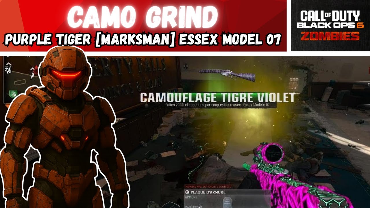 Call of Duty [BO6] LIBERTY FALLS : Essex Model 07 Purple Tiger camo ...