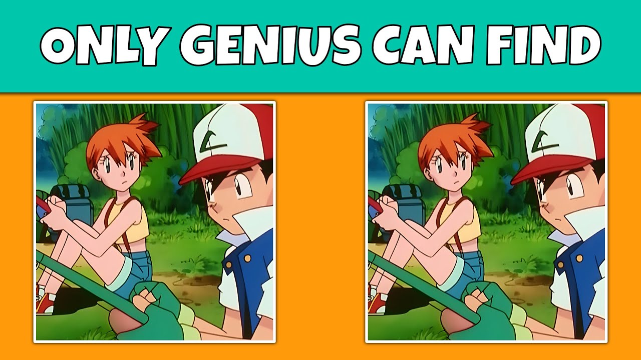 Find The Difference | Only Genius Find Differences | POKEMON EDITION ...