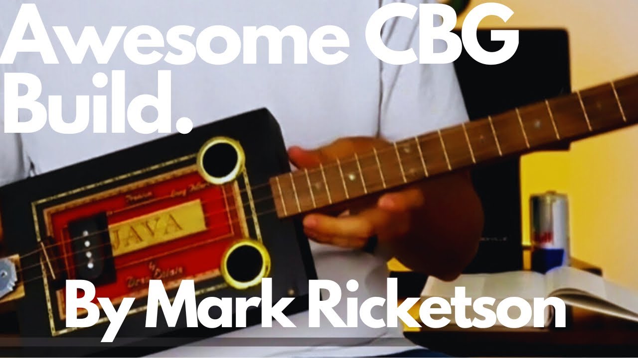 3 String Cigar Box Guitar Build Made By Mark Ricketson 😎 - YouTube
