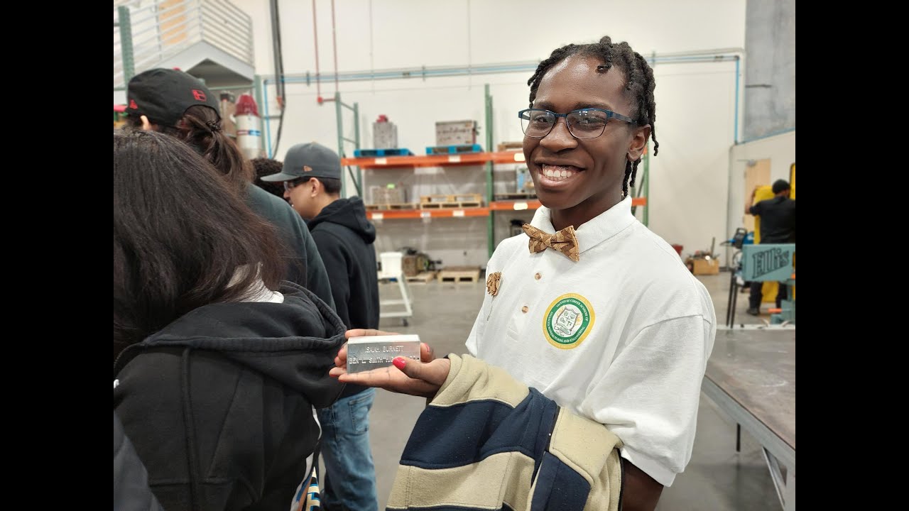 Smith High Advanced Manufacturing Students Tour Core Technology - YouTube