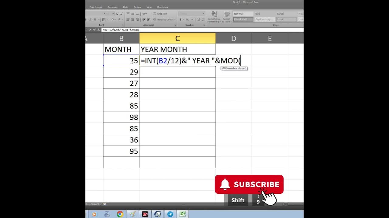 Excel magic tricks 💪 #excel #excelfunction #computereducation - YouTube